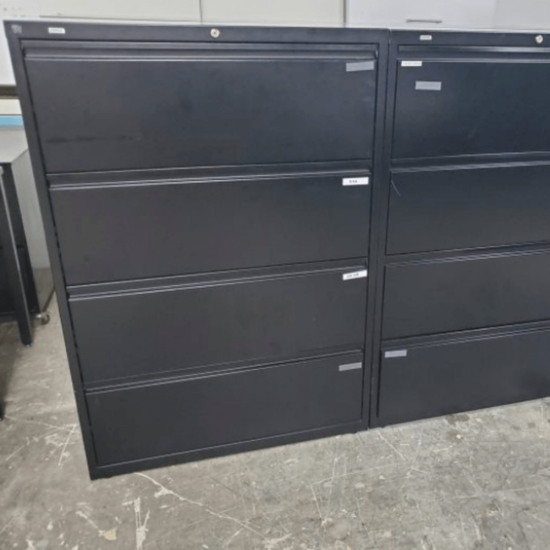 (PO-F-0001) 4 Drawer Lateral File Cabinets - Office Furniture Warehouse