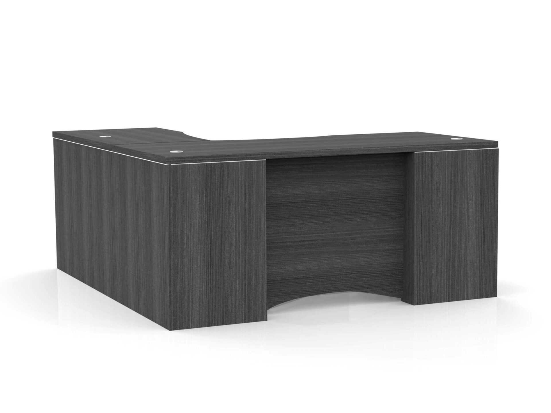 VL SERIES | 66x72 L-Shape Desk with Laminate Modesty Panel, BBF & FF ...