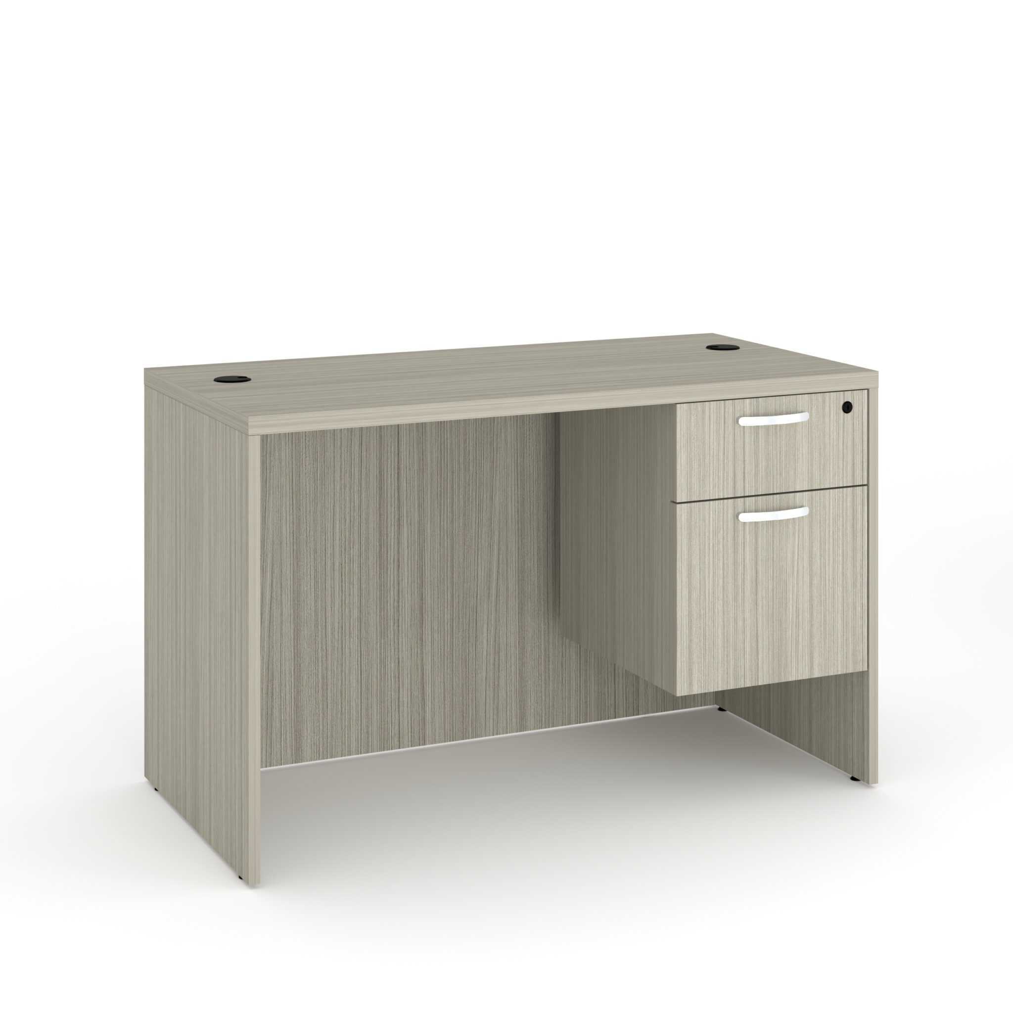 TL SERIES | 48x24 Rectangular Desk with BF Pedestal - Office Furniture ...