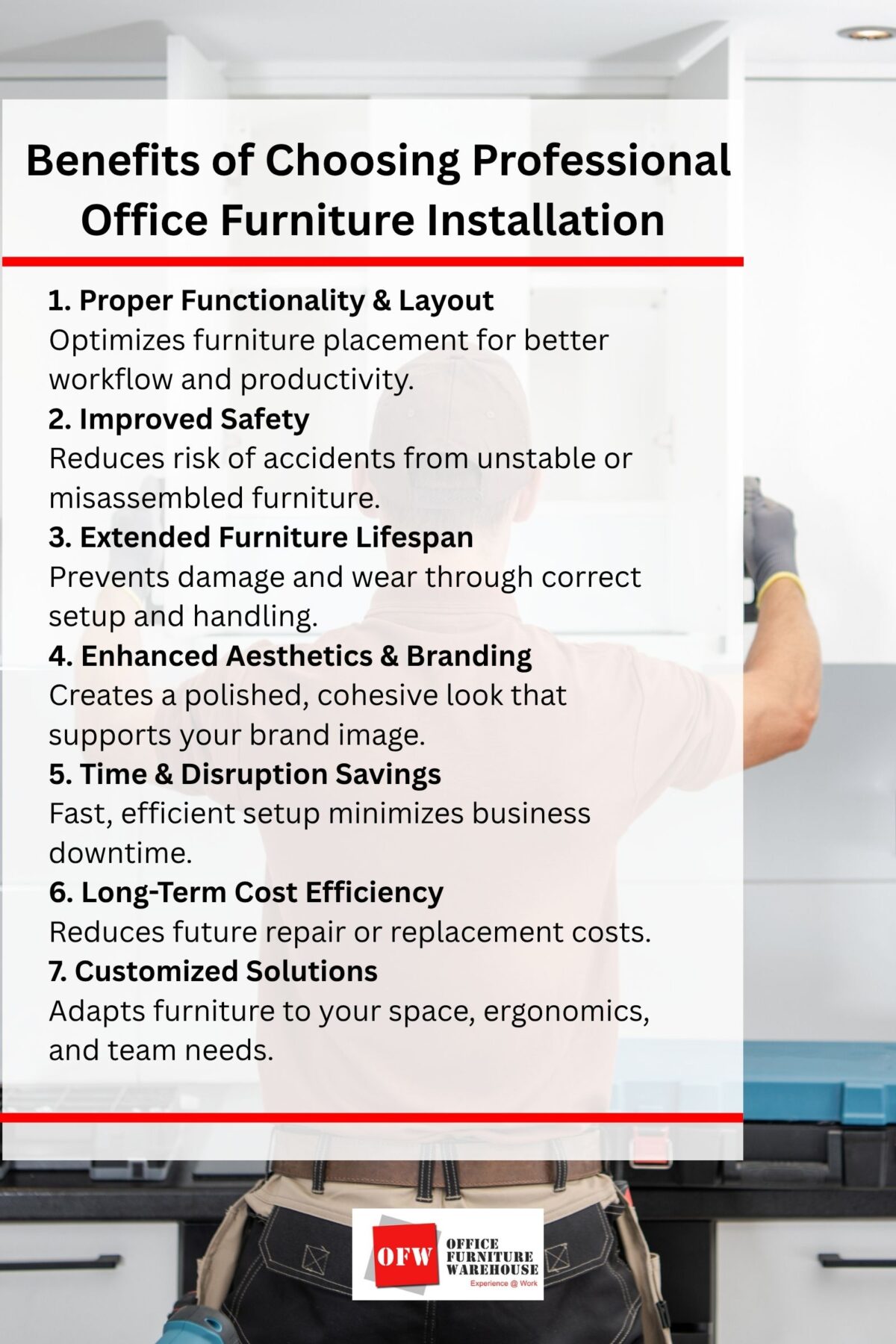 Professional Installation for Your Office Furniture - Office Furniture ...
